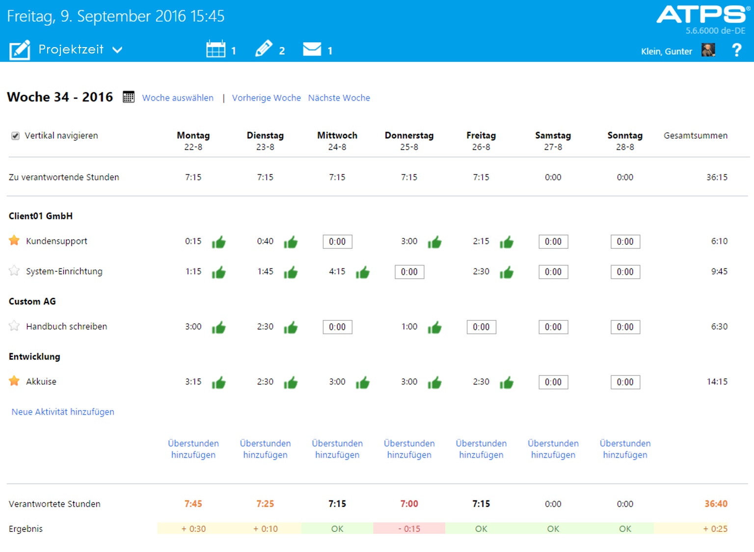 Release des neuen Moduls ATPS® Projektzeit - ATPS